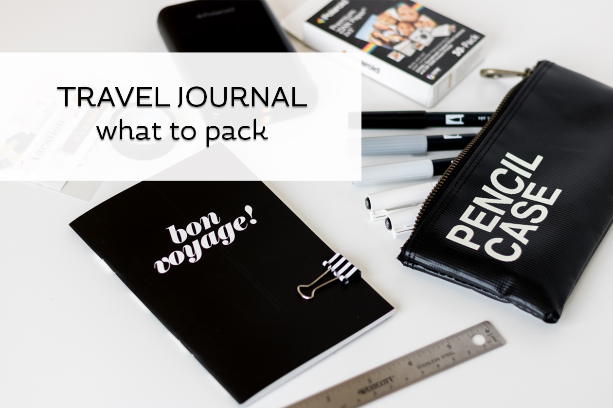 Travel Journal Packing List - plananotherday